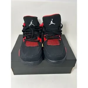 Jordan | Shoes | Jordan 4 Retro Red Thunder Black Crimson Bq76696 Boys ...